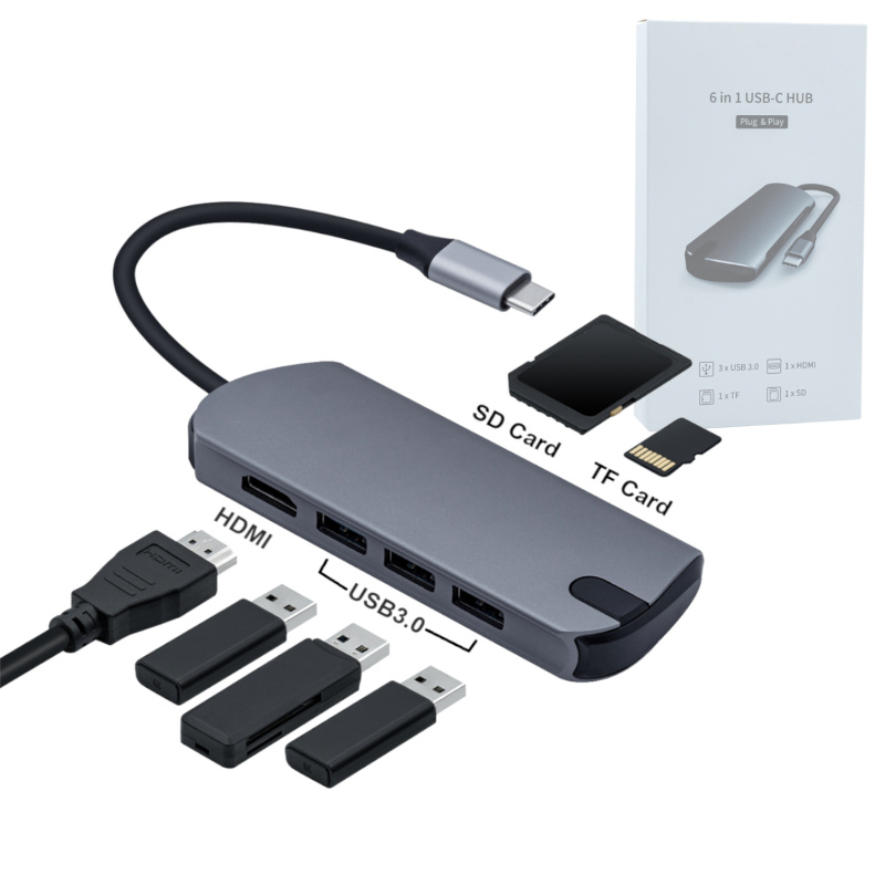 Mcbazel 6合1 USB-C Hub Type-C 多功能轉換器 價錢、規格及用家意見 - 香港格價網 Price.com.hk