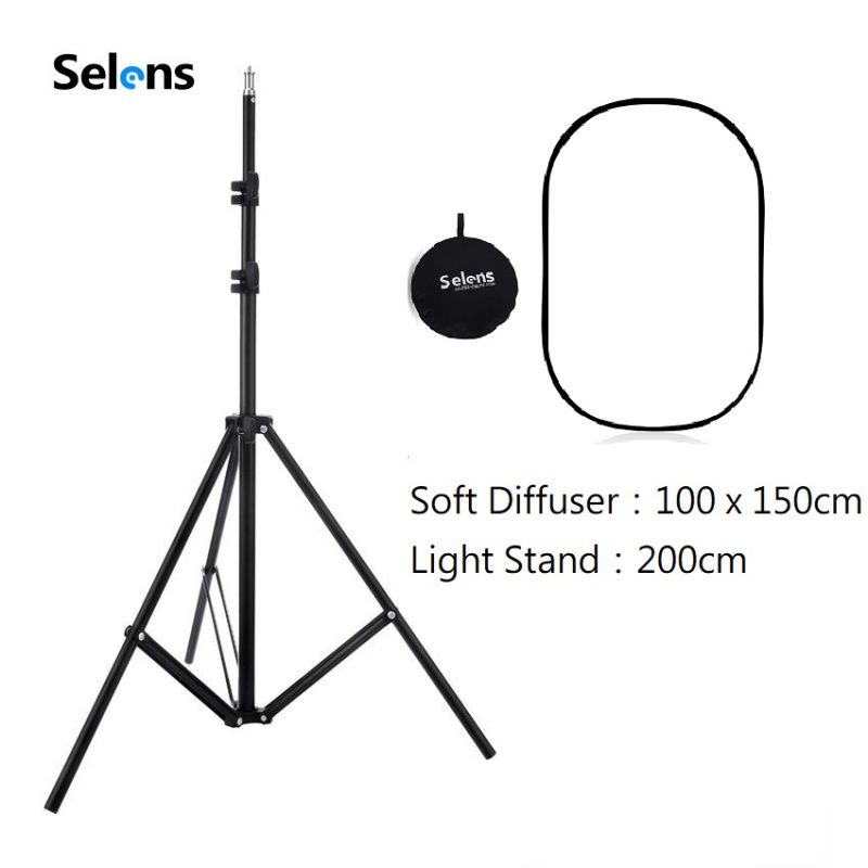Selens Lighting Studio Soft Diffuser Panel Reflector With 2m Light ...