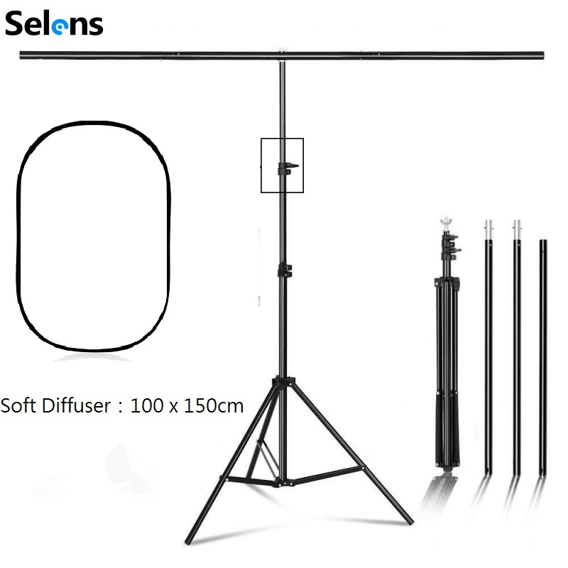 Selens Lighting Studio Soft Diffuser Panel Reflector With T-Shaped ...