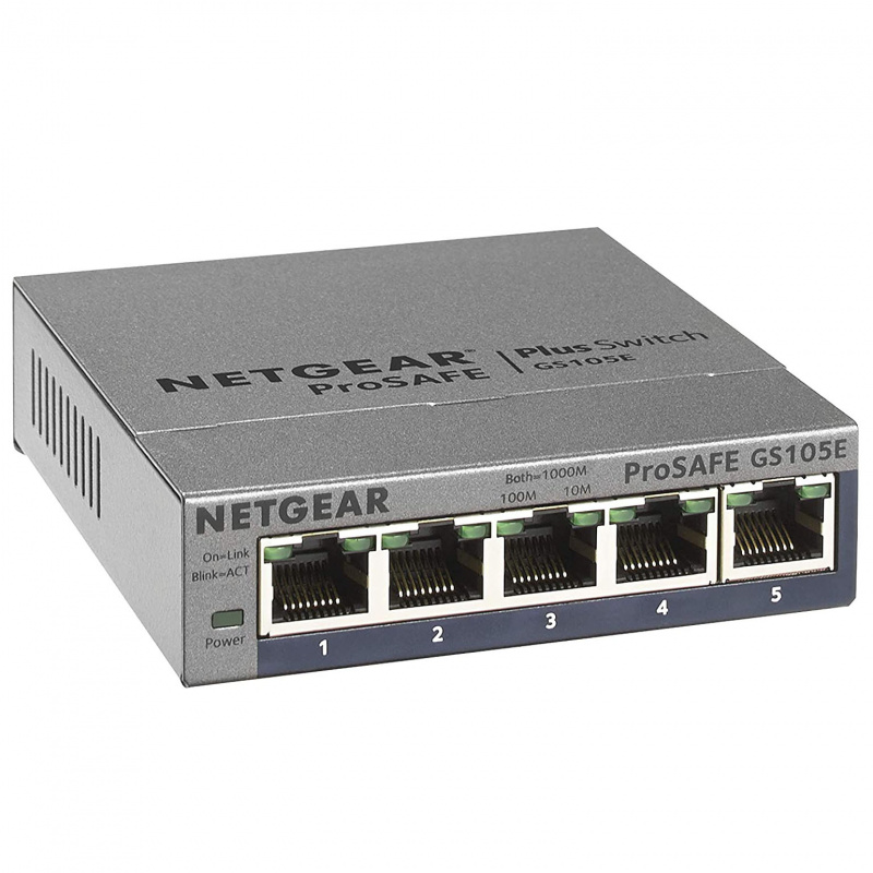 Netgear 5-Port Gigabit Ethernet Plus Switch (GS105Ev2) 價錢、規格及用家意見 - 香港格 ...