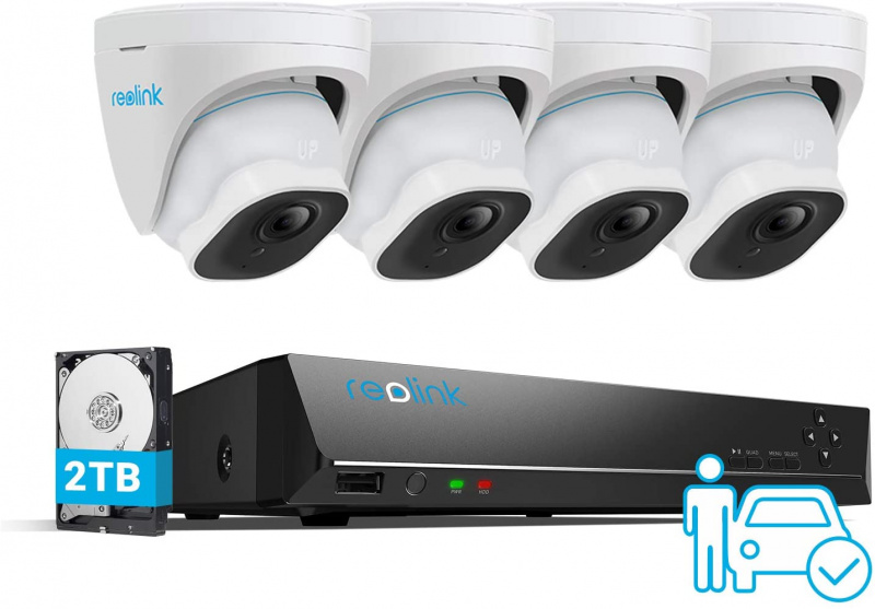 Reolink 8-Channel 5MP PoE Security Camera NVR Kits RLK8-520D4-A 價錢、規格及用 ...