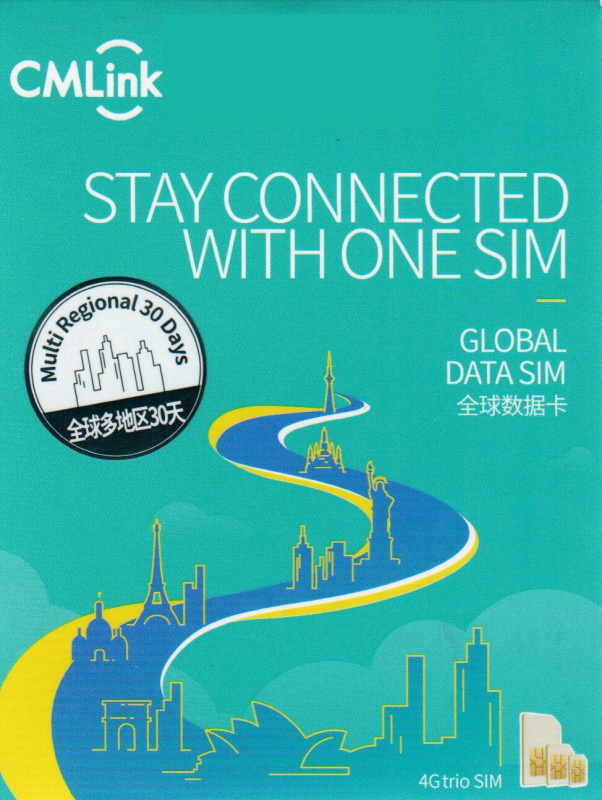 CMLink 全球多國 4G/3G 30日無限數據卡 價錢、規格及用家意見 - 香港格價網 Price.com.hk