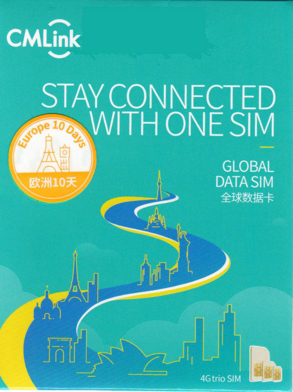 CMLink 4G/3G 歐洲10日無限上網 價錢、規格及用家意見 - 香港格價網 Price.com.hk