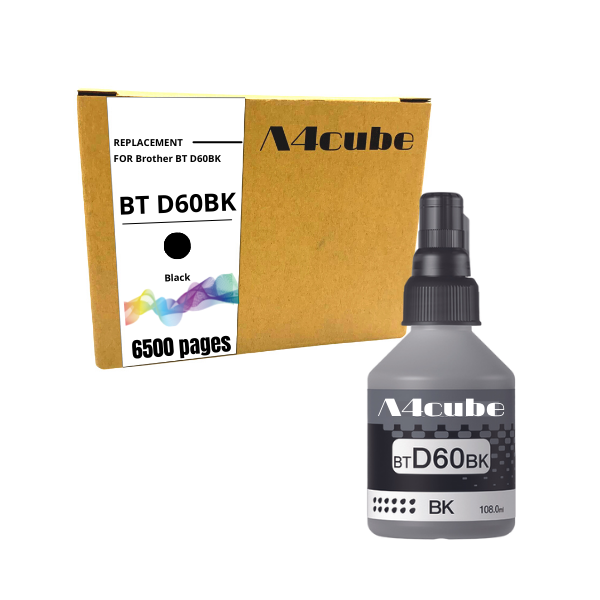 A4cube Brother BT-D60 BK / BTD60 高容量黑色代用墨盒 價錢、規格及用家意見 - 香港格價網 Price.com.hk