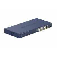 Netgear 16-Port Gigabit Ethernet PoE+ Smart Switch w/ optional Cloud ...
