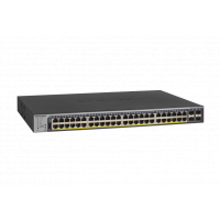 Netgear 48-Port Gigabit Ethernet PoE+ Smart Switch w/ optional Remote ...