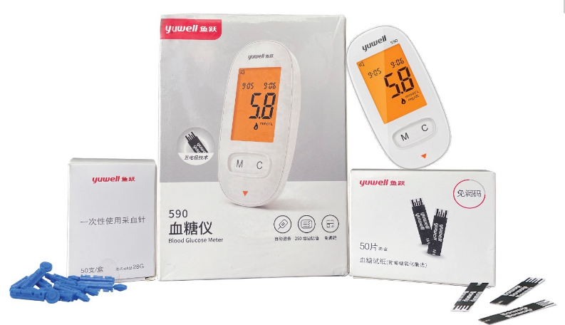 Yuwell 魚躍 590 血糖機套裝 價錢、規格及用家意見 - 香港格價網 Price.com.hk