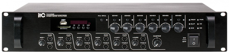 ITC 6 Zones Mixer Amplifier with MP3 擴音機 TI-2406S 價錢、規格及用家意見 - 香港格價網 ...