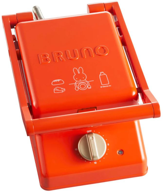Bruno x Miffy Single Grill Sand Maker 單片厚燒三文治機 BOE088-BRR 價錢、規格及用家意見 ...