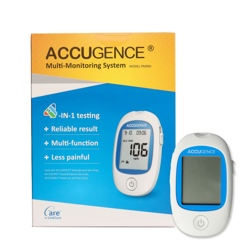 AccuGence 慧準 Multi-Monitoring System 血糖/ 尿酸/ 血酮 3合1 測試機 PM 900 價錢、規格及用家 ...