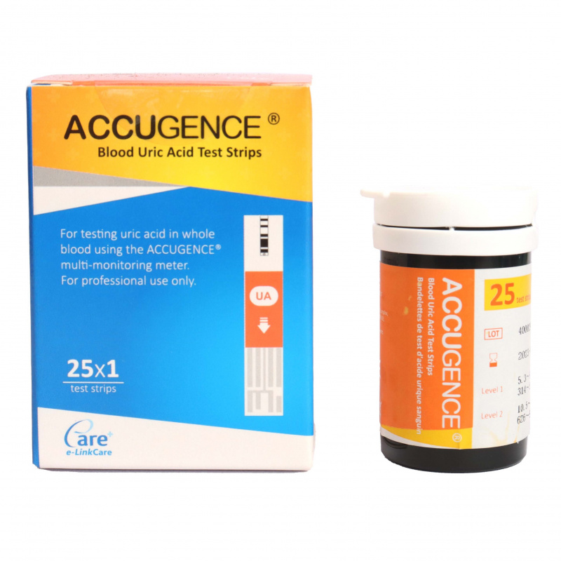 AccuGence 慧準 PM 900 Uric Acid Test Strips 尿酸試紙 25條裝 價錢、規格及用家意見 - 香港格價網 ...