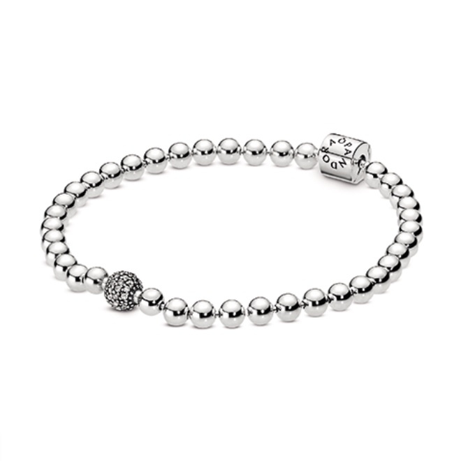 PANDORA Beads & Pavé Bracelet 珠飾配密鑲寶石手鏈 598342CZ 價錢、規格及用家意見 - 香港格價網 ...