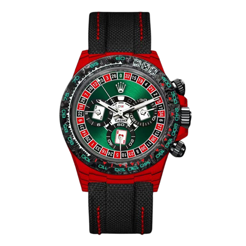Rolex 勞力士 DiW Daytona Red Quartz Fiber - LUCKY PLAYER V3 價錢、規格及用家意見 ...