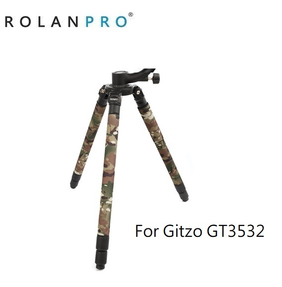 ROLANPRO Nylon Tripod Protection Camouflage Coat For Gitzo GT3532 - Multi Camouflage (全地形迷彩三腳架保護 ...