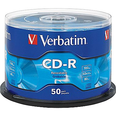 Verbatim CD-R 700MB 52X - 50pk Spindle (94691) 價錢、規格及用家意見 - 香港格價網 Price ...