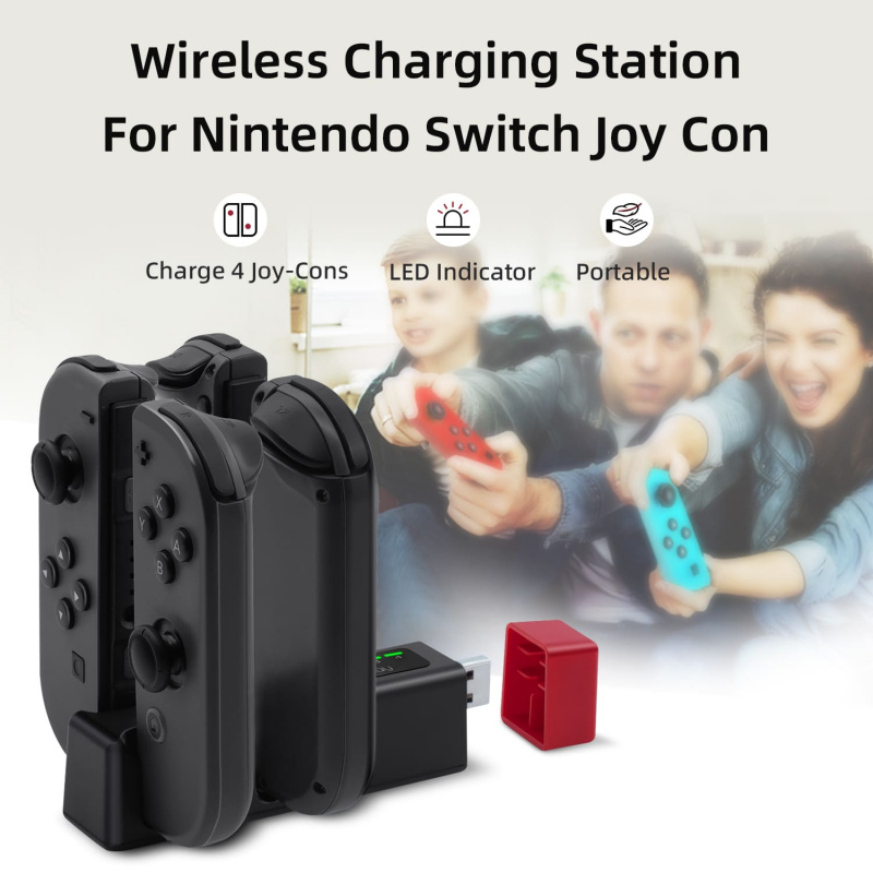 Mcbazel 迷你 Nintendo Switch / Switch OLED Joy Con 四充充電座 價錢、規格及用家意見 - 香港格價網 Price.com.hk