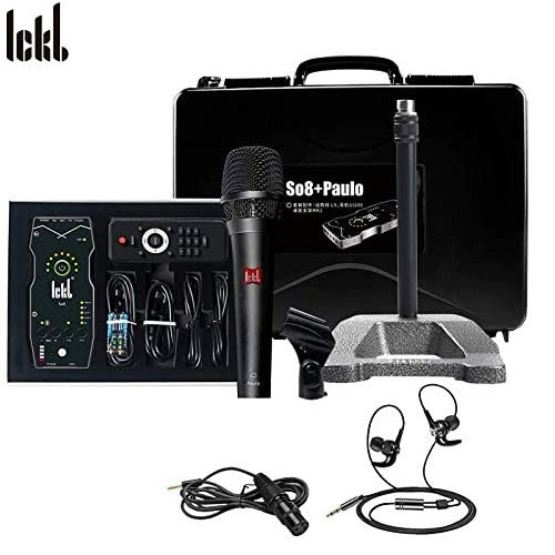 ICKB So8 Paulo Mobile Live Broadcast Recording Sound Card Microphone Set 便攜式專業直播聲卡麥克風套餐 價錢、規格及用家 ...