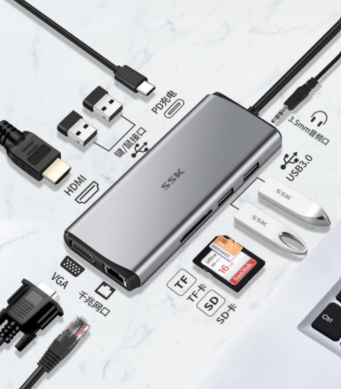 SSK 11 in 1 TYPE-C Adapter SC200 價錢、規格及用家意見 - 香港格價網 Price.com.hk