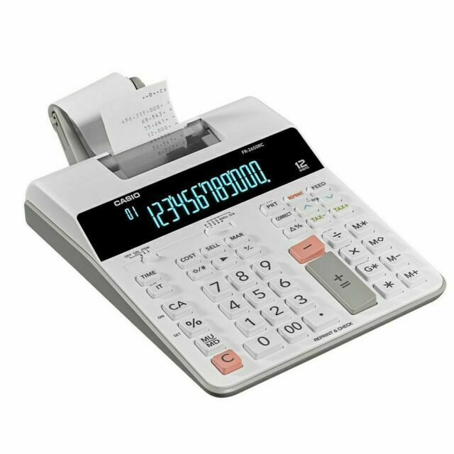 Casio 12位打印計算器 FR-2650RC 價錢、規格及用家意見 - 香港格價網 Price.com.hk