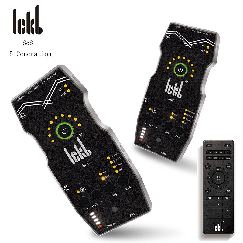 ICKB So8 Mobile Live Broadcast Recording Sound Card 5th Generation 便攜式專業直播聲卡5代 價錢、規格及用家意見 - 香港格價 ...