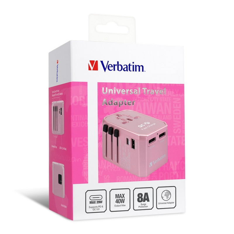 Verbatim 4 Ports QC/PD Travel Adapter 旅行充電器 66199 價錢、規格及用家意見 - 香港格價網 ...