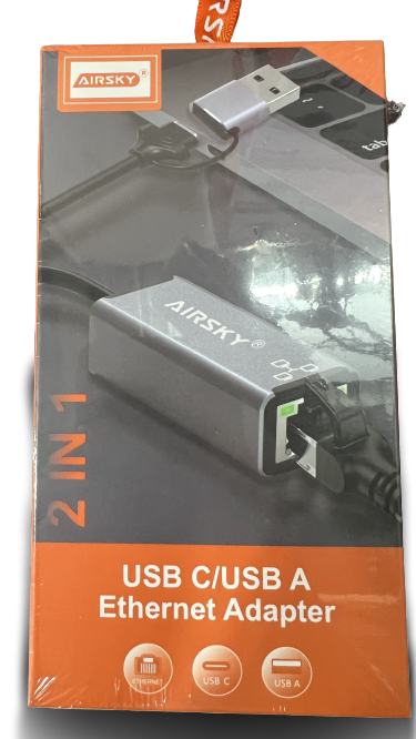 AIRSKY USB-C/USB-A Ethernet Adapter HC-72S 價錢、規格及用家意見 - 香港格價網 Price.com.hk