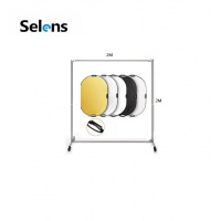 Selens 2m(H) x 2m(W) Stainless Steel Stand With 120cm(W) x 180cm(H) 5 ...