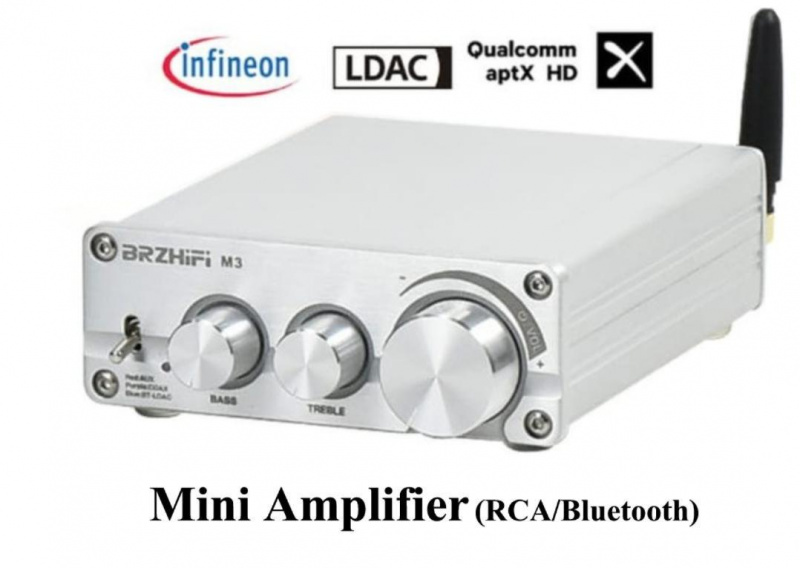 BRZHiFi Infineon Chips Mini Bluetooth Amplifier 迷你藍牙擴音機 PAD-M3 價錢、規格及用家 ...