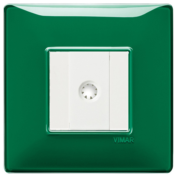 VIMAR 偉邁 PLANA 出線座(白色) + 琉璃翡翠綠面框(14647.47) 價錢、規格及用家意見 - 香港格價網 Price.com.hk