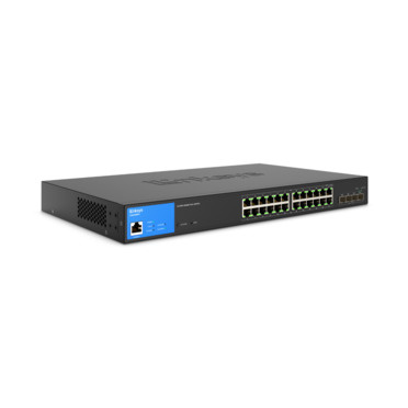 Linksys 24-Port Managed Gigabit Switch with 4 10G SFP+ Uplinks LGS328C ...