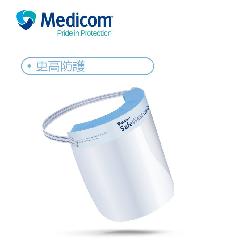Medicom SafeWear Full Face Shield 防護面罩 (30個) 價錢、規格及用家意見 - 香港格價網 Price ...