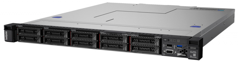 Lenovo ThinkSystem SR250 1U Rack Mount Server (Intel Xeon E-2234 4C ...