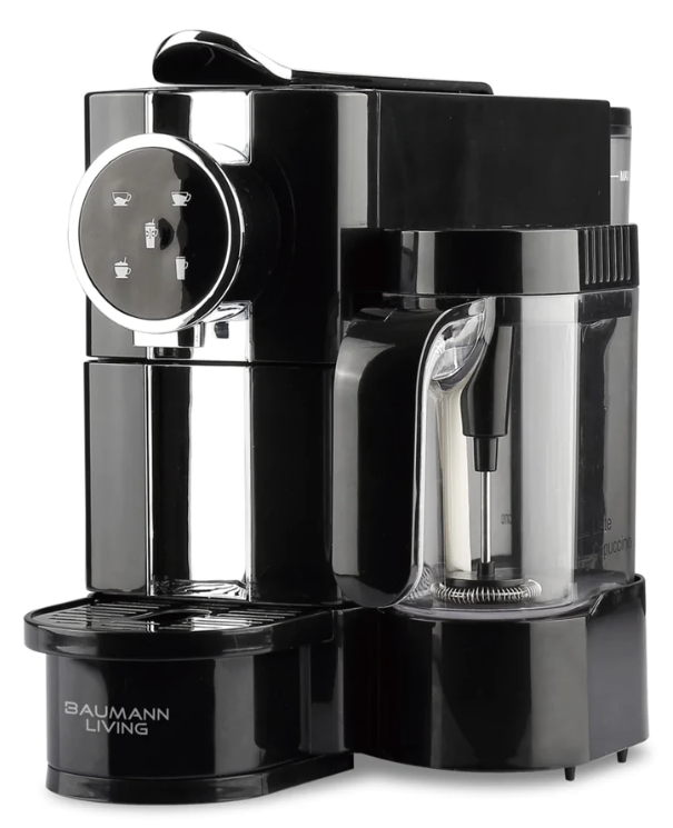Baumann Capsule Espresso Machine with Milk Frother 膠囊意式特濃咖啡 BM-CM7010GS ...