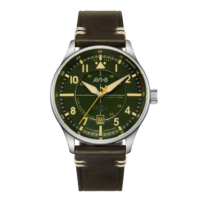 AVI-8 Hawker Hurricane Kent Automatic Hampshire Watch AV-4094-03 價錢、規格及 ...