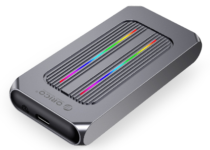 Orico Multi-Color Glowing RGB Gaming Style M.2 NVMe Gen2 10Gbps SSD ...