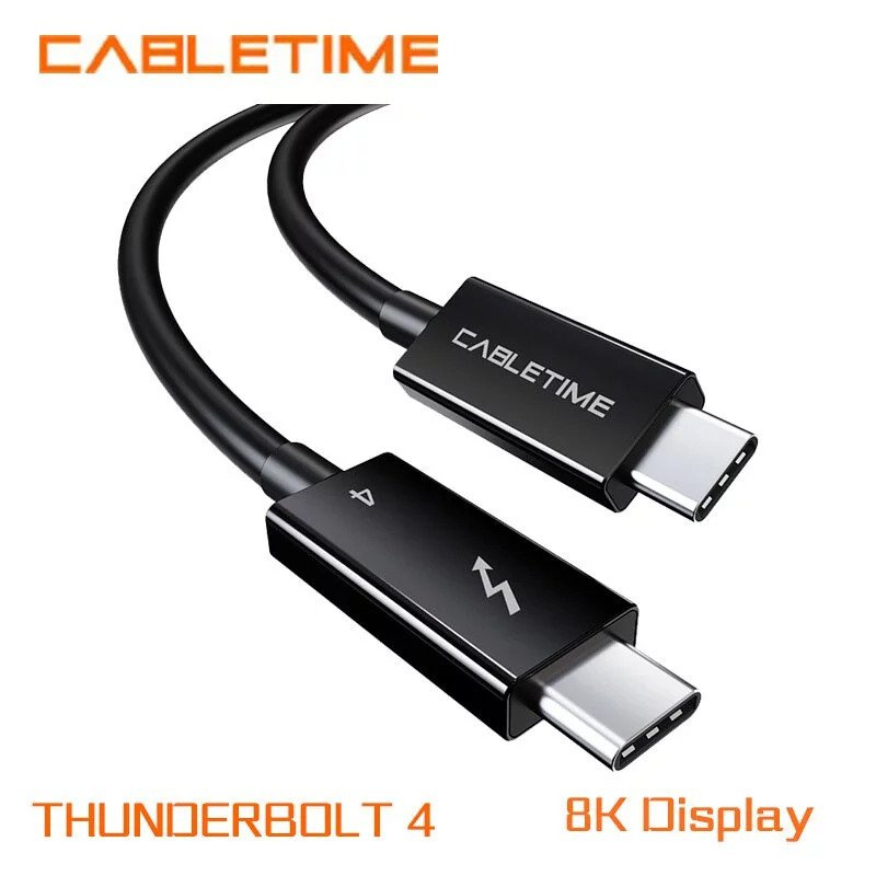 Cabletime Thunderbolt 4 Cable 0.8m 價錢、規格及用家意見 - 香港格價網 Price.com.hk