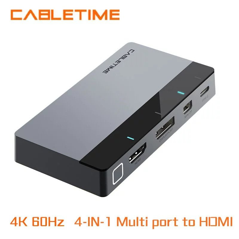 Cabletime 4-IN-1 Multi port to HDMI Auto Presentation Switcher 價錢、規格及用家 ...