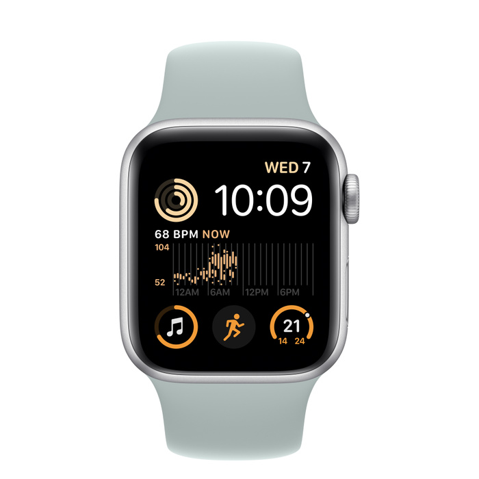 Apple Watch SE (第2代) (GPS) 40毫米銀色鋁金屬錶殼配運動錶帶 價錢、規格及用家意見 - 香港格價網 Price.com.hk