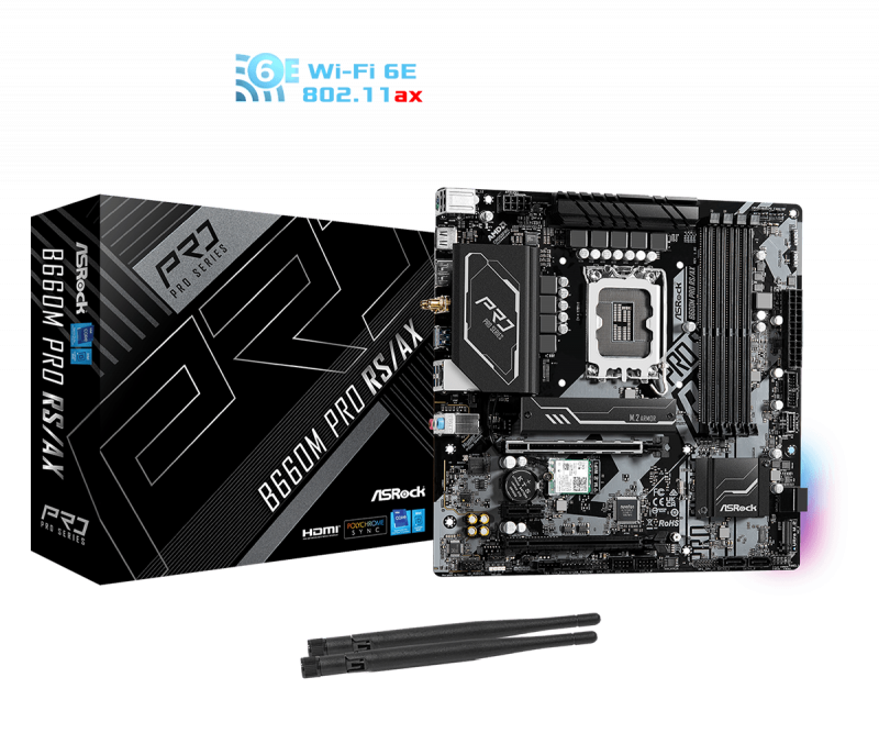 ASRock B660M Pro RS/ax (DDR4) 價錢、規格及用家意見 - 香港格價網 Price.com.hk