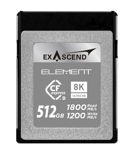 Exascend Element 系列 CF Express Type B 記憶卡 512GB [R:1800 W:1200] (EXPC3S512GB) 價錢、規格及用家意見 - 香港格價網 ...