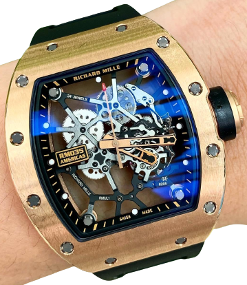 Richard Mille Gold Toro Americas Edition RM 035 價錢、規格及用家意見 - 香港格價網 ...