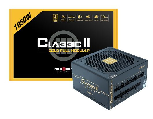 Micronics Classic II Gold 1050W 80 Plus Gold Fully Modular PSU 價錢、規格及用家 ...