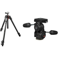 Manfrotto MT055CXPRO3 Carbon Fiber Tripod with 808RC4 3-Way Pan/Tilt ...