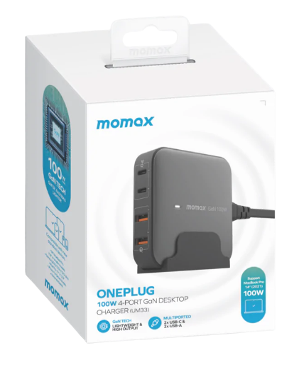 MOMAX OnePlug 100W 四輸出 GaN 電源充電座 UM33 價錢、規格及用家意見 - 香港格價網 Price.com.hk