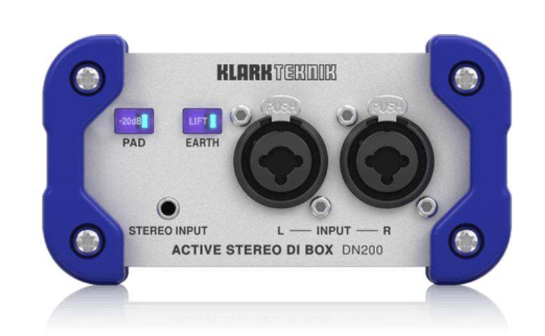 Klark Teknik 2-Channel Active DI Box with Extended Dynamic Range and ...