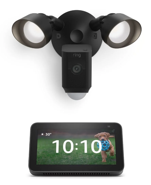 Ring Floodlight Cam Wired Plus with Echo Show 5 智能鏡頭及智能喇叭套裝 價錢、規格及用家意見 ...