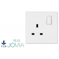 FYM 豐葉牌 Jovia 13A 1 Gang Single Pole Switched Socket Outlet 頌雅系列13A單位有掣 ...
