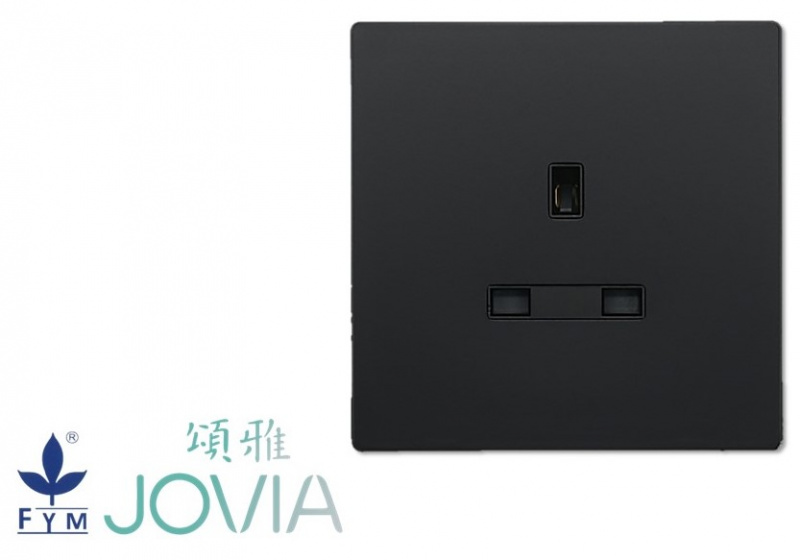 FYM 豐葉牌 Jovia 13A 1 Gang Unswitched Socket Outlet 頌雅系列13A單位插座 蘇底 開關 面板 ...