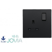 FYM 豐葉牌 Jovia 13A 1 Gang Single Pole Switched Socket Outlet 頌雅系列13A單位有掣 ...