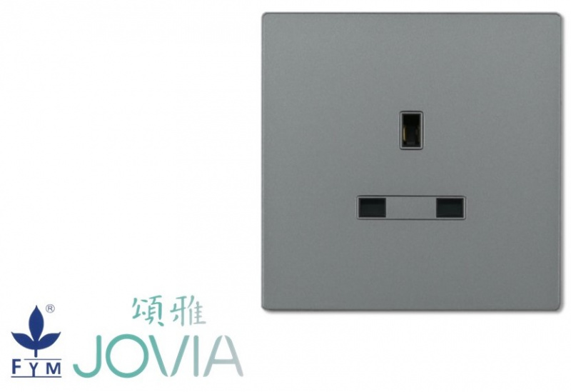FYM 豐葉牌 Jovia 13A 1 Gang Unswitched Socket Outlet 頌雅系列13A單位插座 蘇底 開關 面板 ...